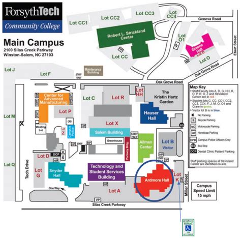 Forsyth Medical Center Campus Map Mapvalley Medical Center Campus Map