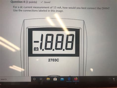 solved question 4 2 points saved for a dc current