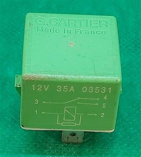 PEUGEOT / CITROEN GREEN G.CARTIER RELAY 12V 35A 03531 | Achetez sur eBay