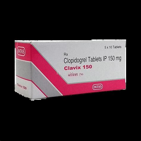 Clavix 150mg Tablet 10s View Price Combination And Alternatives Medkart