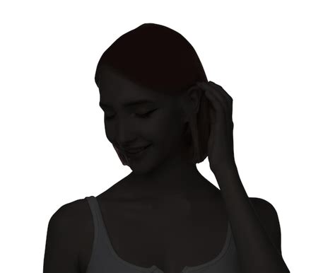 Premium Photo Beautiful Young Woman With Bright Dyed Hair On White