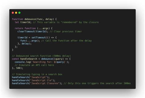 Abishek Bardewa On Linkedin Javascript Closures Debouncing