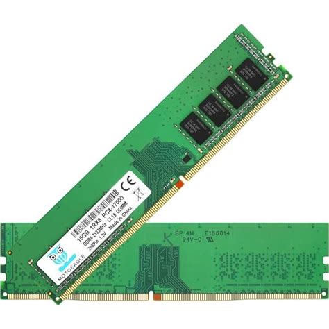 Mémoire Ram Ddr4 2133 Mhz Udimm Pc4 17000 Pc4 2133p Cl15 Dimm 1rx8 Non Ecc Pour Ordinateur De