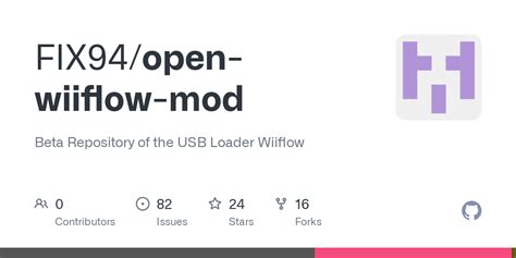 GitHub FIX Open Wiiflow Mod Beta Repository Of The USB Loader Wiiflow