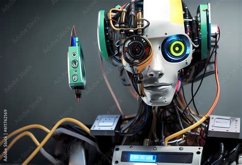 A Robot Artificial Intelligence Cyborg Android Ai Neural Networks