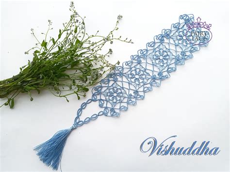 Bookmarks Chakras Tatting Patterns Fairylace Seven Tatting Bookmarks