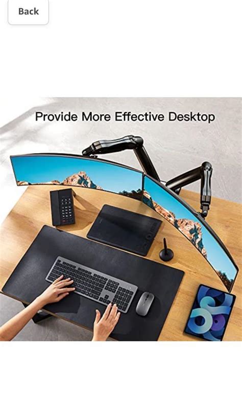 Huanuo Dual Monitor Stand Computers Tech Parts Accessories Monitor Screens On Carousell