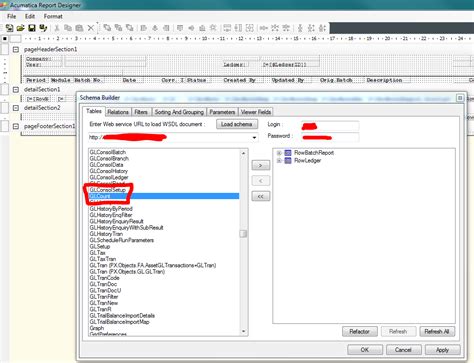 Acumatica Singapore Adding View To Report