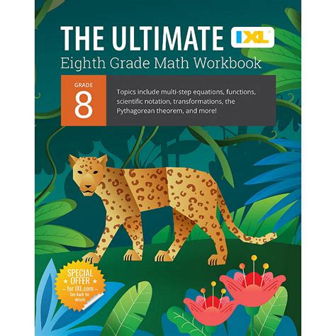 Ixl The Ultimate 8th Grade Math Workbook Covering Geometry Algebra