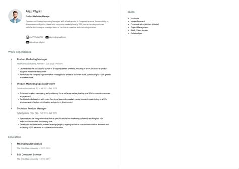 15 Marketing Manager Resume Examples Design Templates And Writing