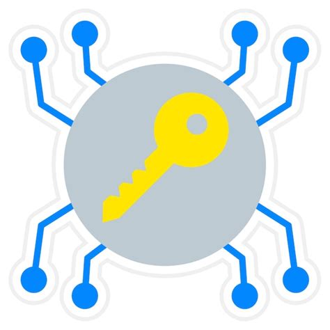 Premium Vector Key Encryption Icon
