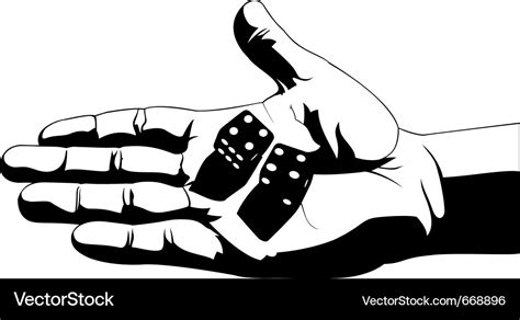 Rolling Dice Royalty Free Vector Image Vectorstock