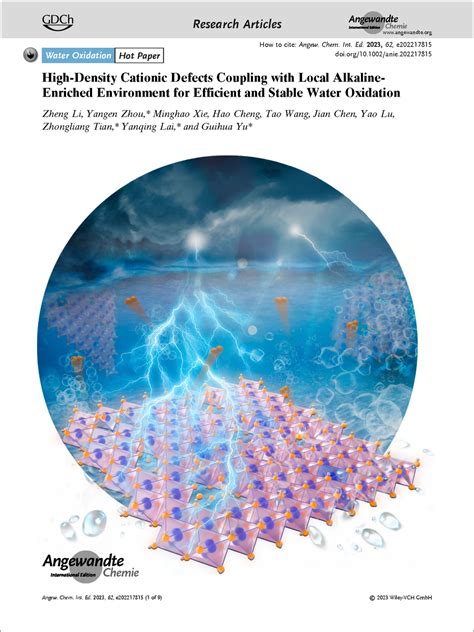 Frontispiece High‐density Cationic Defects Coupling With Local
