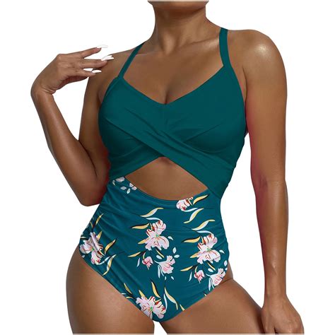 Feimerou Womens One Piece Swimsuit Cut Outs Slimming Sexy Bathing Suit