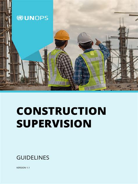 Construction Supervision Guidelines Pdf