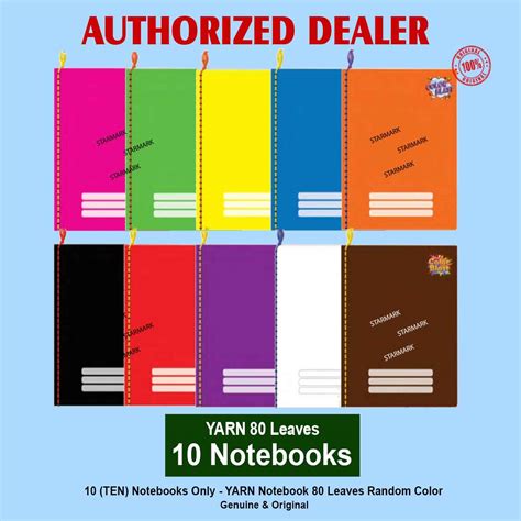 Yarn Notebook Notebooks 80 Leaves Yarn Color Coding Color Blast Note