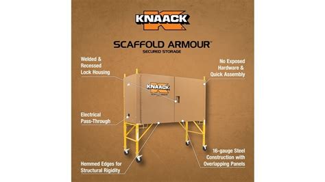 Knaack Introduces New Scaffold Armour For Industry Pros Walls And Ceilings