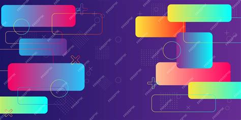 Premium Vector Blue Abstract Geometric Dynamic For Business Finance And Technology Gradient