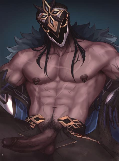 Rule 34 1boy Capitano Genshin Impact Dark Skinned Male Dark Skin
