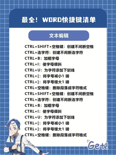 Word快捷键合集，一次搞定