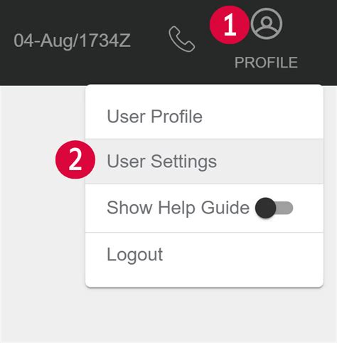Set Up User Settings Knowledge Base