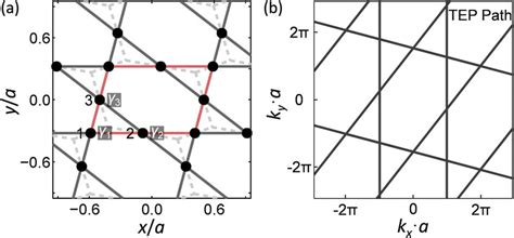the evolution of teps in the 2d nh line graph lattices a an