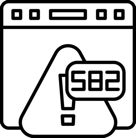 Error 582 Json Parsing Error 67387154 Vector Art At Vecteezy