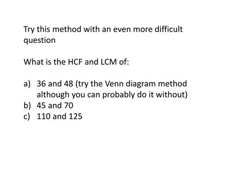 PPT Find The HCF And LCM PowerPoint Presentation Free Download ID 2936472
