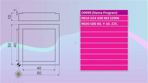 Belajar Basic Cnc Milling Youtube