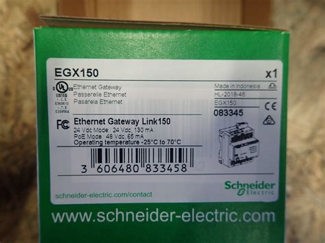 Ny Schneider Electric Gateway Server Egx150 Ps Auction We Value The