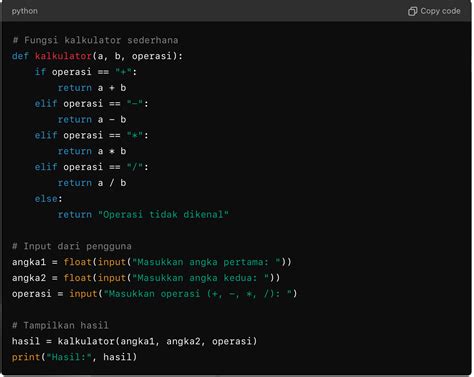 Dibimbingid 17 Contoh Program Python Sederhana Keren Cocok Buat Pemula