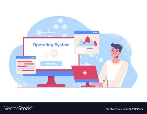 Operating System Concept Royalty Free Vector Image