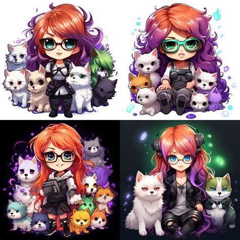 Jerry0420 Red Hair Chibi Anime Girl Heterochromi By Casualnerding On Deviantart