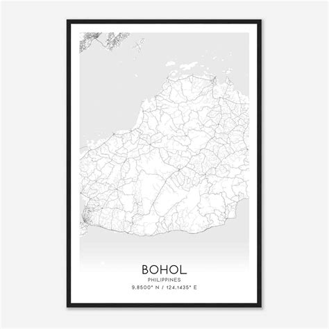 Bohol Custom Maps And Posters