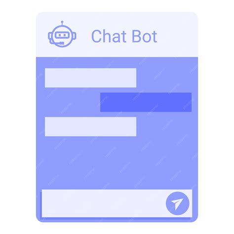 Premium Vector Chat Bot Interface Showing Conversation With