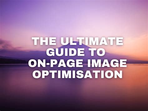 Boost Your Website S Visibility The Ultimate Guide To On Page Image