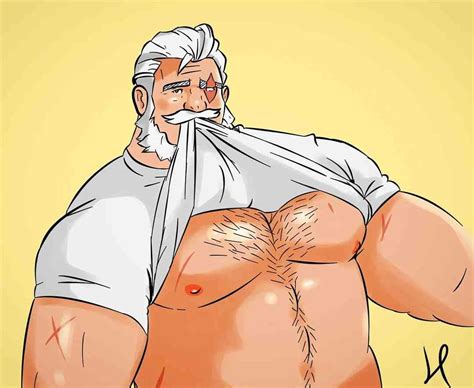 Rule 34 Bara Bear Beard Daddy Hairy Male Only Naked Overwatch Overwatch 2 Reinhardt Thick