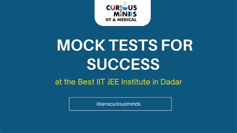 Mock Tests For Success At The Best Iit Jee Institute In Dadar