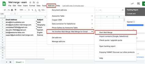 Send The Same Mail Merge To New Recipients On The Same Sheet
