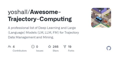 Github Yoshall Awesome Trajectory Computing A Professional List Of Deep Learning And Large