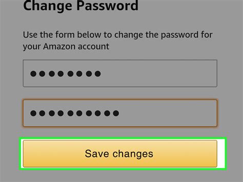 How To Change Your Amazon Password On Android Steps