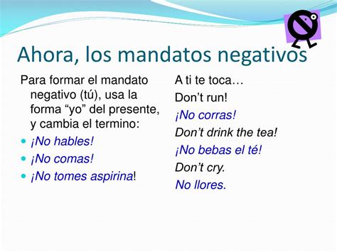 Ppt Los Mandatos Commands Powerpoint Presentation Free Download Id 4949034