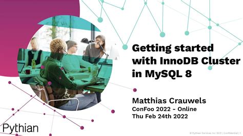 Getting Started With Innodb Cluster In Mysql 8 Speaker Deck