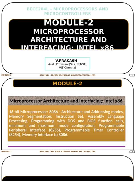 Mp And Mc Module 2 Pdf