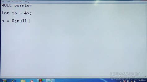 C Language Tutorialonlinetraining What Is Null Pointer By Sivaramayya Youtube