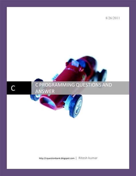 C Multiple Choice Questions And Answers Pdf Pdf