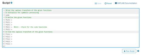 Solved Please Type The Complete Matlab Codes To Input In Chegg