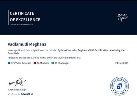 Meghana Vadlamudi On Linkedin Python Scaler