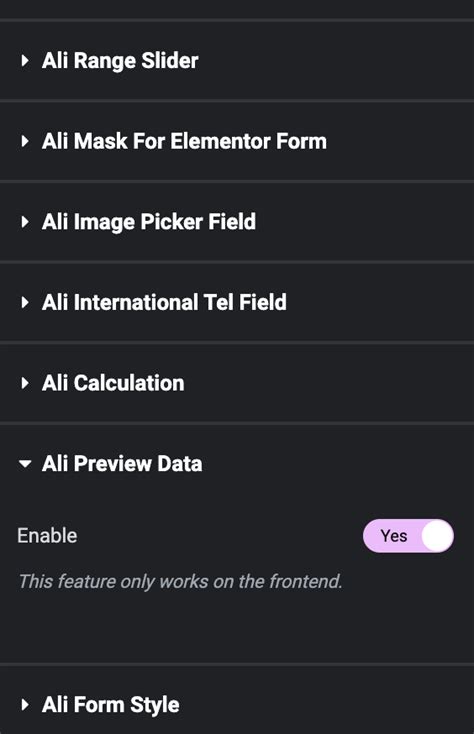Easy Way To Create Preview Form Data For Elementor