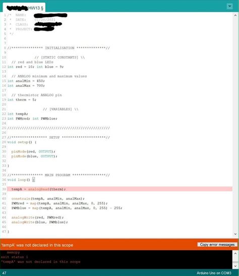 I Cant Find The Problem Noob Alert Just Started To Learn Arduino But I Cant Figure Out